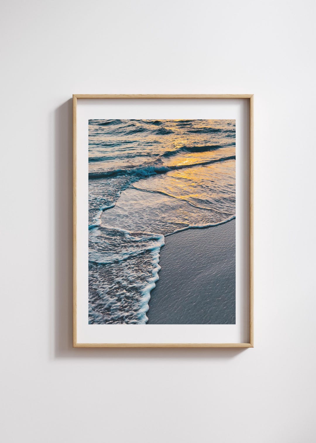 Blue Ocean Waves Print: Coastal Seascape Photography (digital Download ...