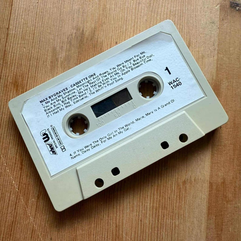 Max Bygraves - Cassette One No Case, Cassette Tape Only C18 - Etsy