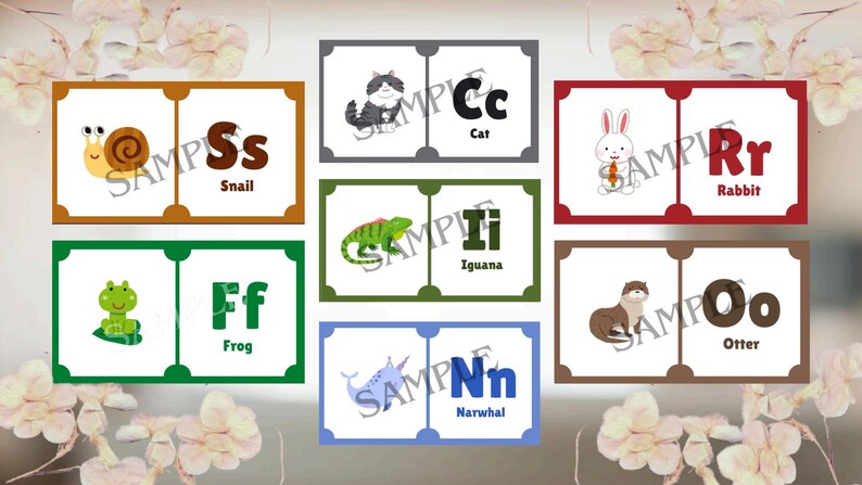 ABC Animal Alphabet Cards | Printable Preschool & Kindergarten Learning ...