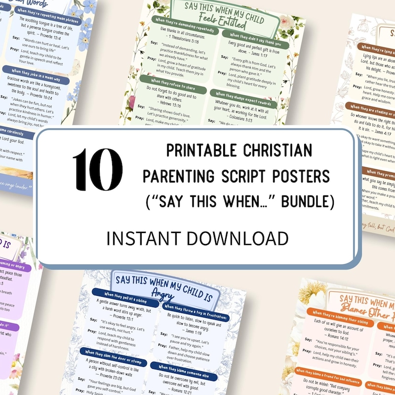 Gentle Parenting Scripts - Etsy