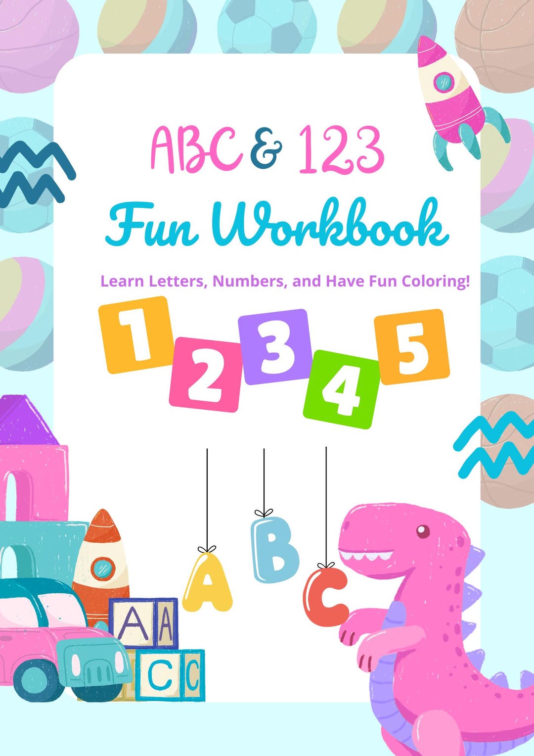 Learn ABC Fun and Coloring Book – Printable Alphabet Letters for Kids ...