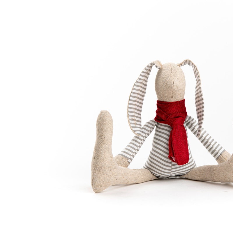 Linen Stuffed Animal - Etsy