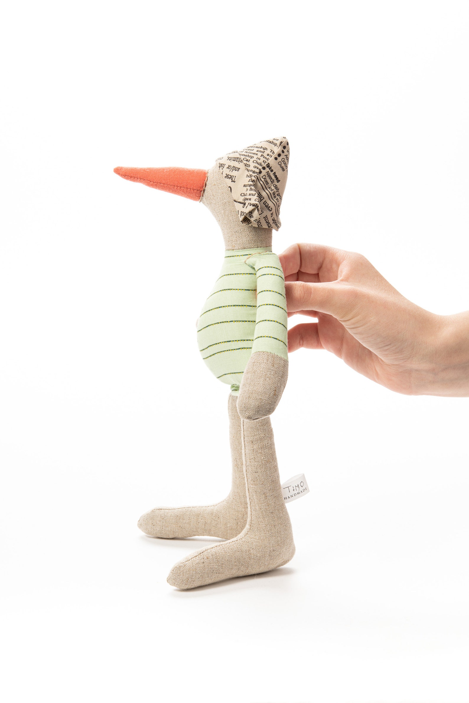 Modern nursery décor Animal doll Handmade bird Art doll | Etsy