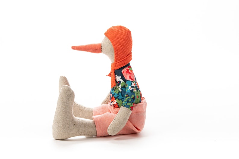 Handmade Bird Baby Room Décor Art Doll Rag Dolls Textile - Etsy