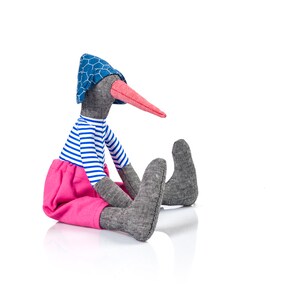 Textile Doll, Handmade Bird, Ecofriendly Toy, Unique Doll, Eco Toy Doll ...