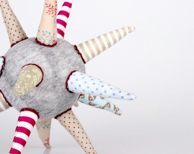 Cloth Ball Funky Light Gray Ball or Star All Handmade in - Etsy