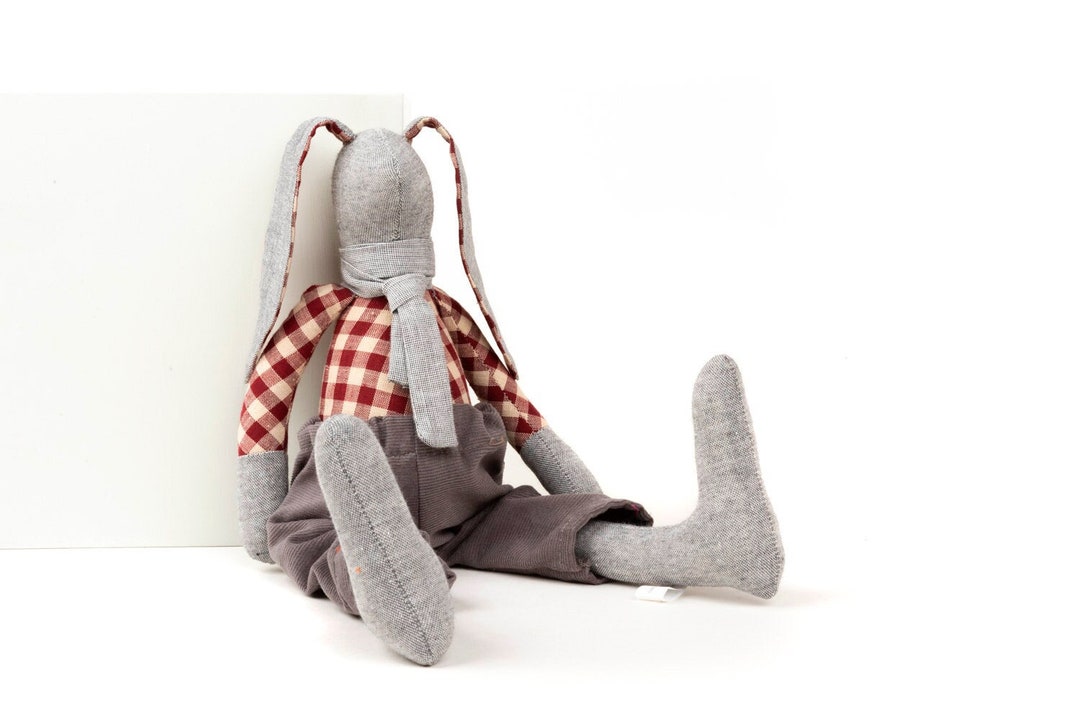 Handmade Rabbit Rag Doll: Stuffed Bunny Soft Toy - Etsy