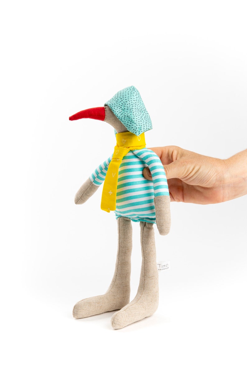 Plush Doll, Stuffed Animal, Handmade Bird, Baby Shower Gift ...