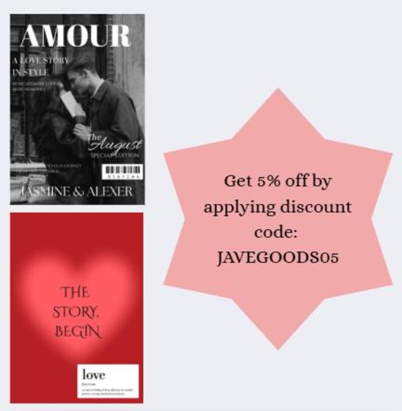 Couples Magazine Canva Template (40+ Pages) - Valentines Day ...