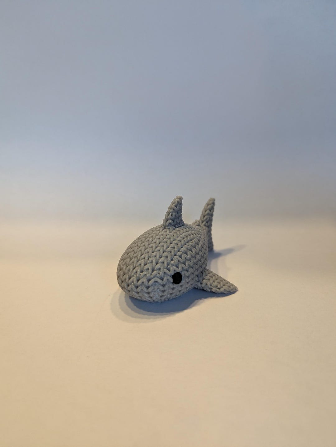 3D Printed Shark in Knitting Pattern - Etsy
