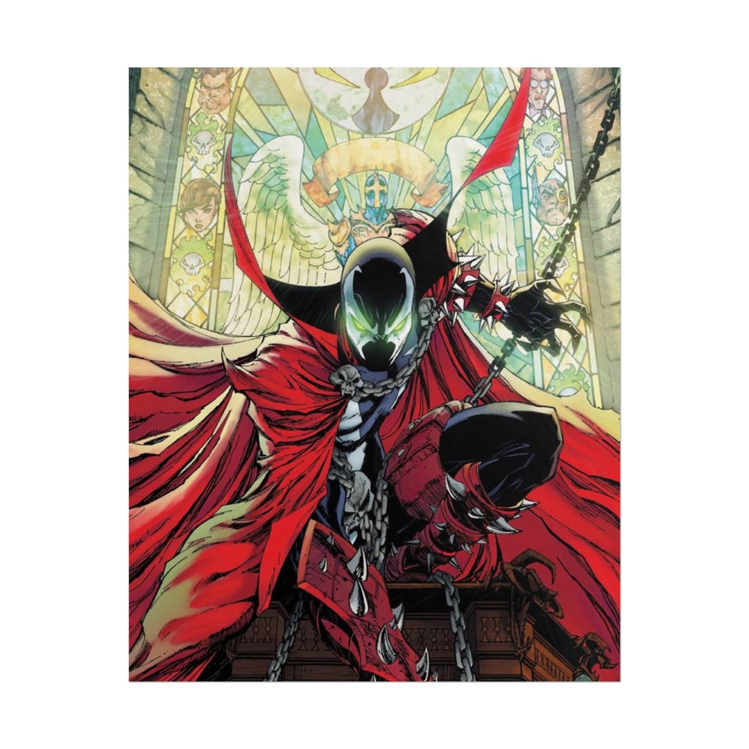 Spawn Art Rolled Posters, Comic Wall Decor, Unique Artwork for Fans ...