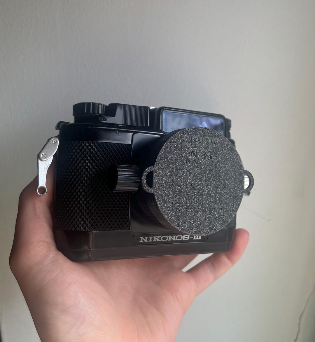 Tough Flex Lens Cap for Nikonos - V2 Black - Etsy