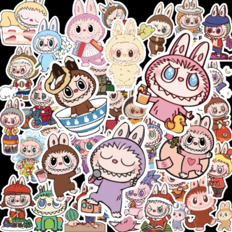 Labubu Stickers - Etsy