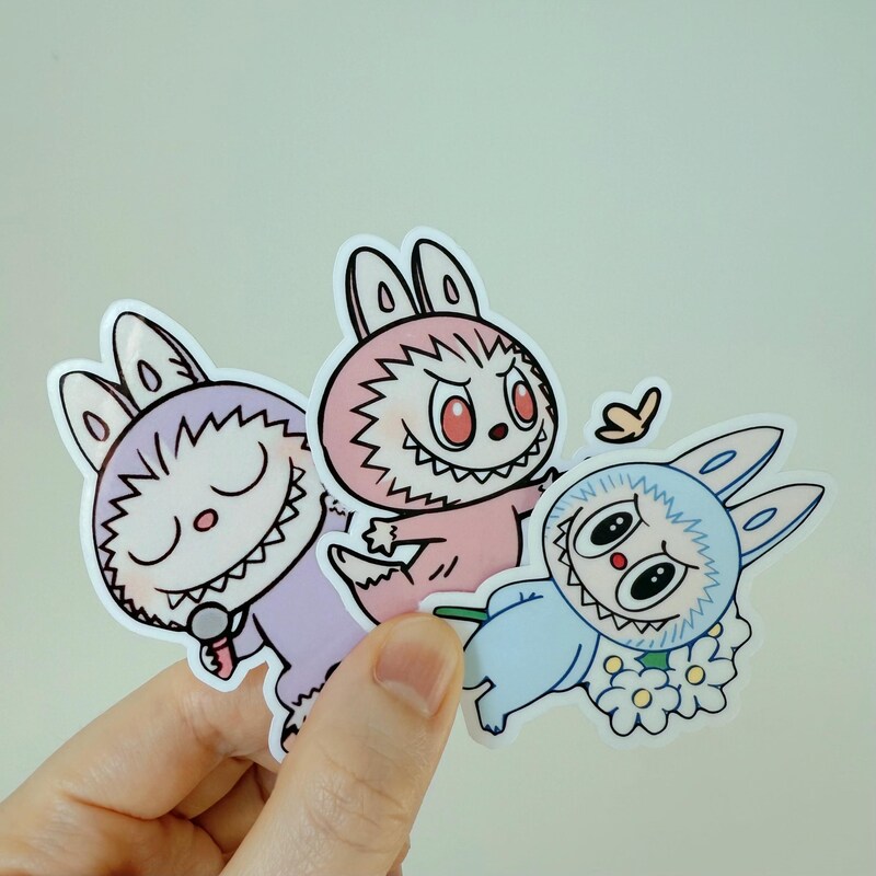 Labubu Stickers - Etsy