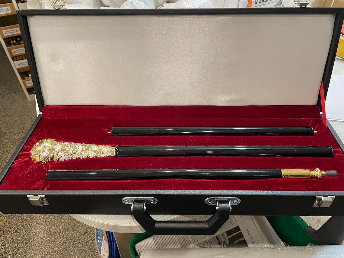 Orthodox Bishop Wooden Walking Stick Gold Plated and Silver Plated - Etsy