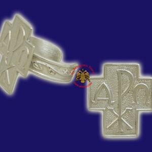 Silver Sterling Orthodox Ring Made in Greece - Etsy