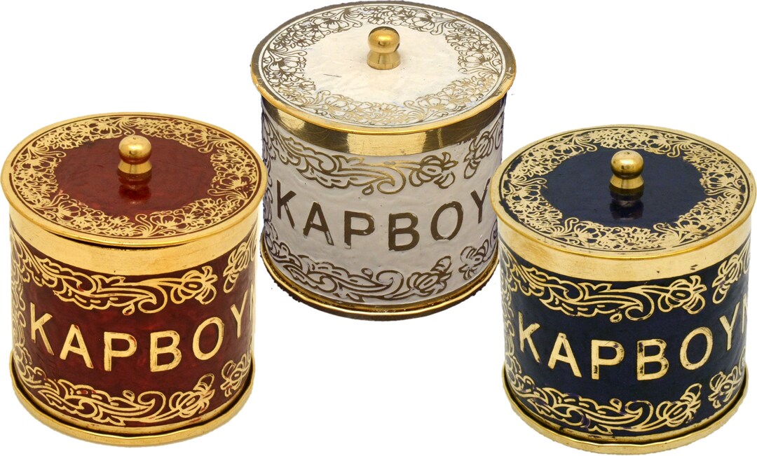 Orthodox Incense Coal Metal Colored Round Box - Made in Greece - 7x8cm ...