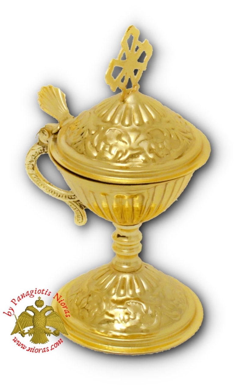 Orthodox Censer From Brass Metal 13 Cm Made in Greece - Polished - Etsy