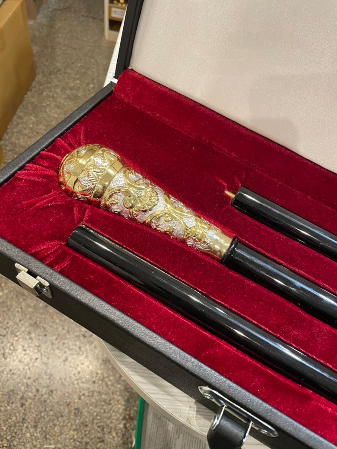 Orthodox Bishop Wooden Walking Stick Gold Plated and Silver Plated - Etsy