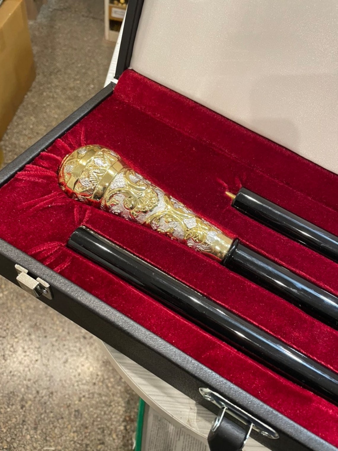 Orthodox Bishop Wooden Walking Stick Gold Plated and Silver Plated - Etsy