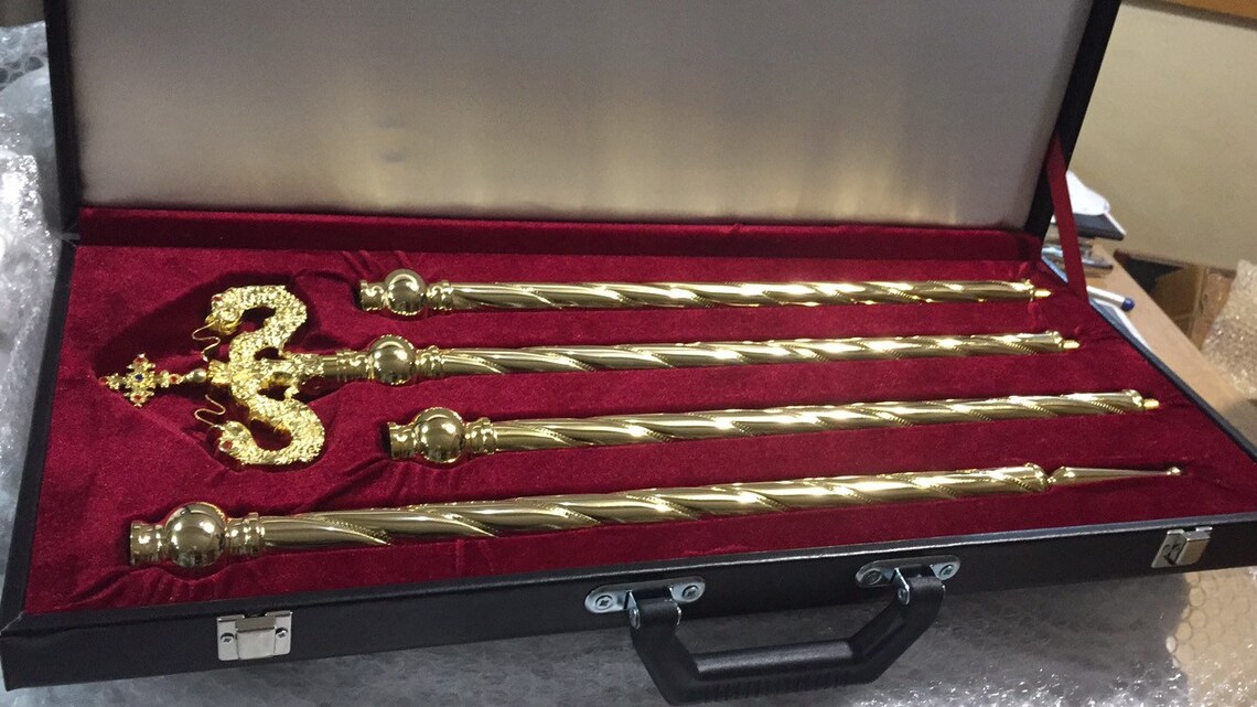Orthodox Bishop Crosier Gold Plated With the Extra Option of - Etsy Canada