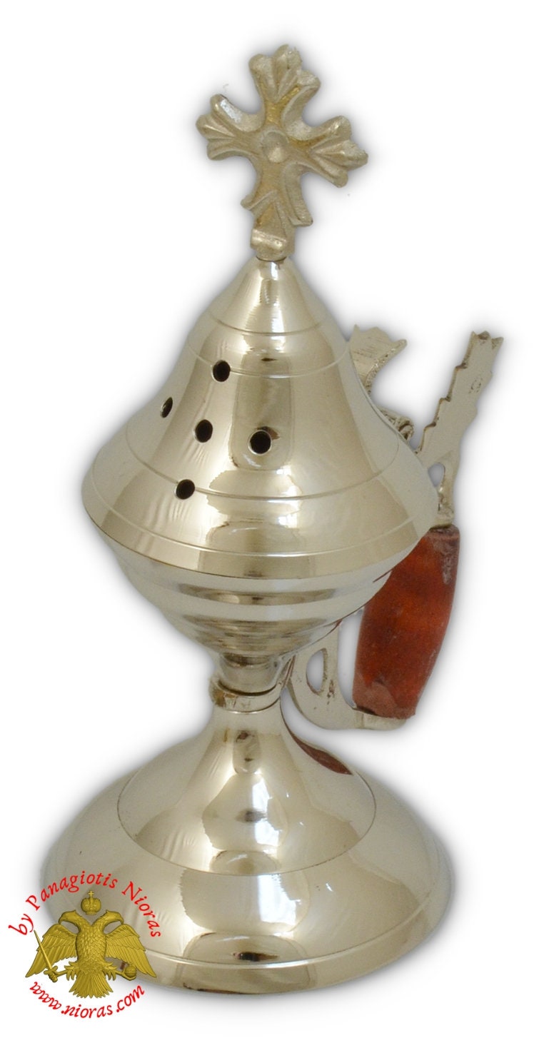 Orthodox Censer From Brass With Wooden Handle 19 Cm - Etsy