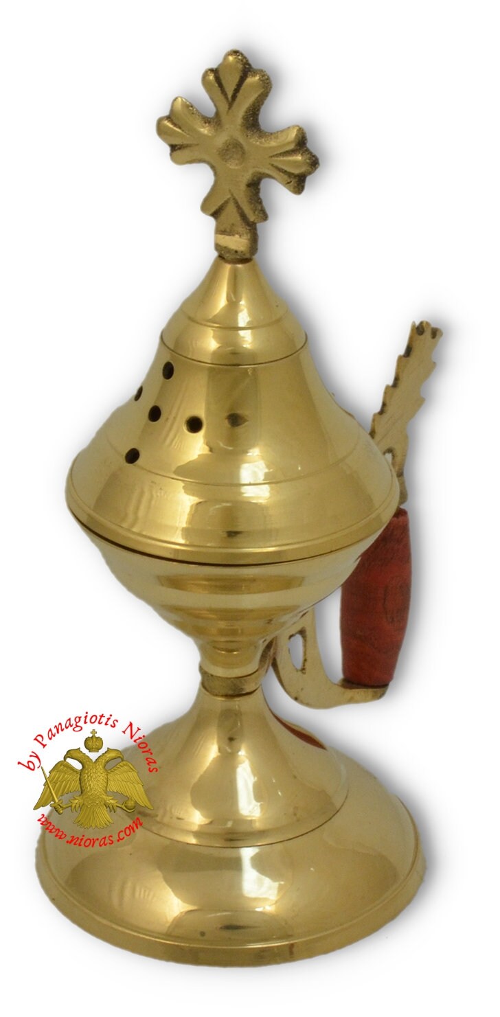 Orthodox Censer From Brass With Wooden Handle 19 Cm - Etsy