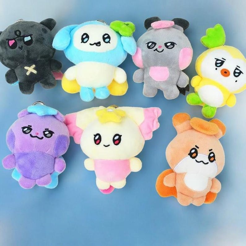Aniteez ATEEZ Plushies – Cute MIGHTEEZ Kawaii Stuffed Animals, K-pop ...