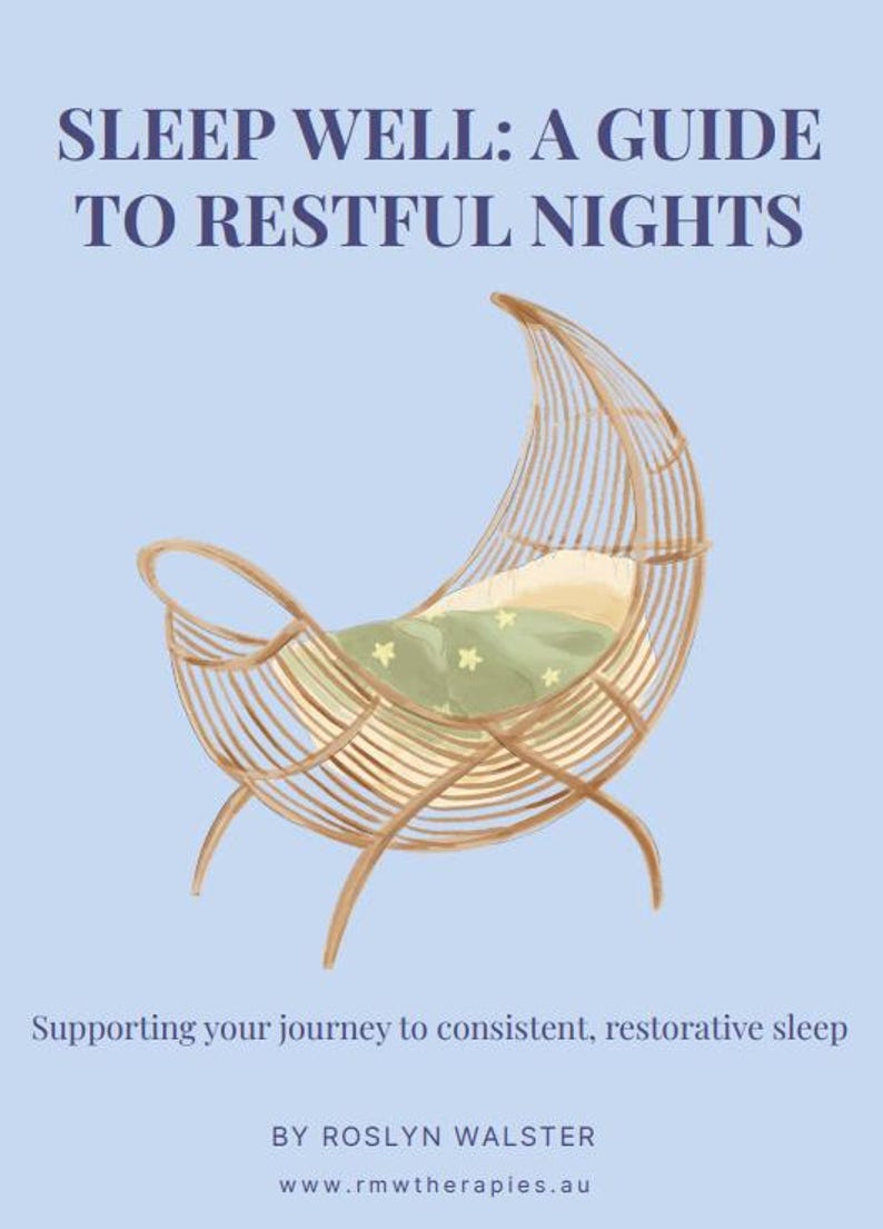 Sleep Well Toolkit | Printable Sleep Journal, Bedtime Routine Planner ...