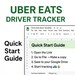 Uber Eats Driver Tracker | Delivery Income & Mileage Log | Google ...