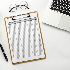 Editable Income/ Expense Tracker, Expense Log, A4, Letter, Expense Log ...