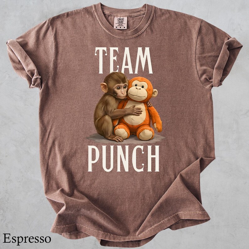 Baby Monkey Punch PNG Dowload, Team Punch, Wildlife Png, Cozy Graphic ...