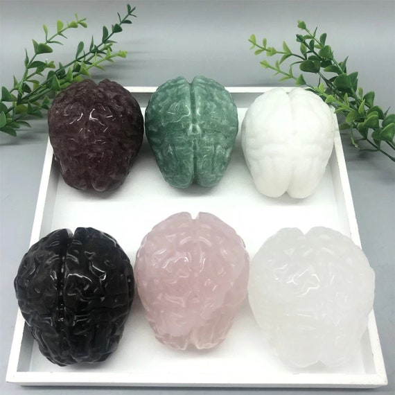 Crystal Human Brain Carving Hand Carved Brains Aventurine - Etsy