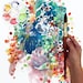 Plant Lady, Botanical Woman Art Print | Flowers Watercolor Painting ...