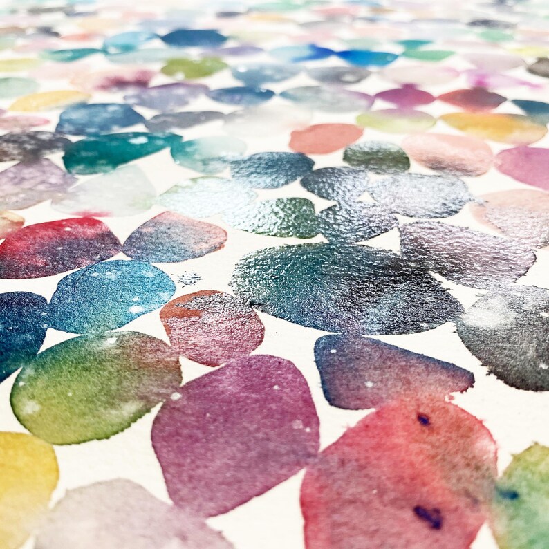 Colorful Pebbles Art Print Beach House Art Decor for Living | Etsy