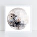 Silver Moon Print | Full Moon Poster Art Wall Decor Watercolor Painting ...