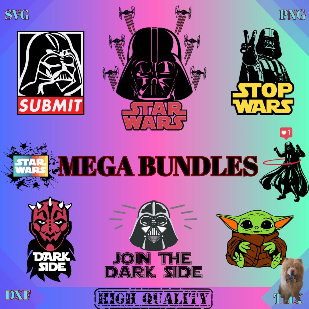 3000 Star Wars SVG Bundle ,star Wars SVG Files ,star Wars SVG Mega Pack ...