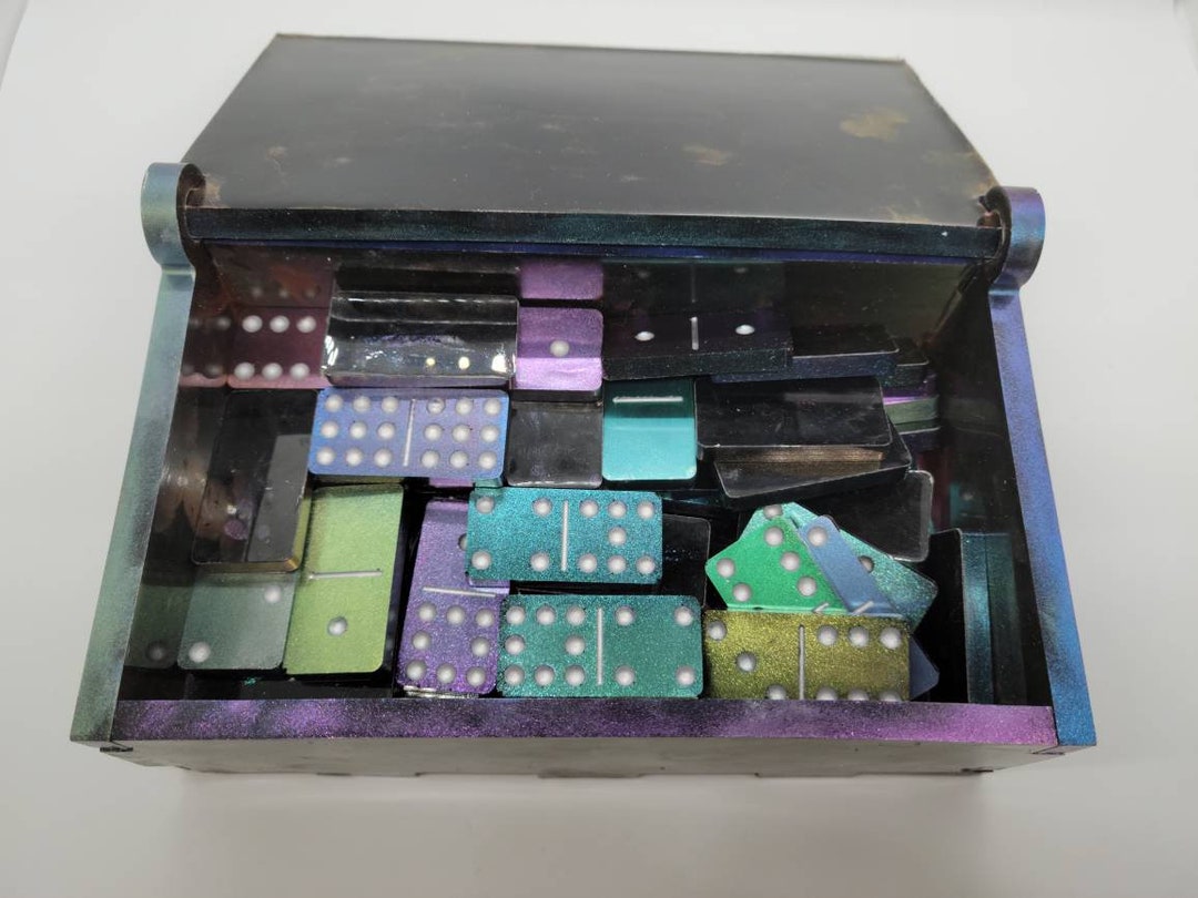 Custom Double 9 Domino Set and Large Domino Case - Etsy