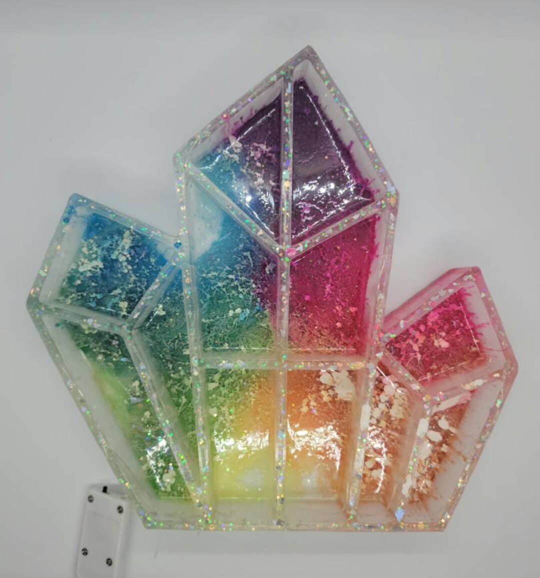 Custom Crystal Mini Shelf With LED Lights - Etsy