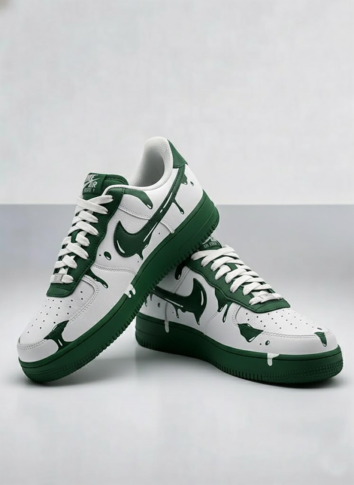 Custom Hand-painted Drip Air Force 1 Sneakers: Personalized AF1 Shoes ...