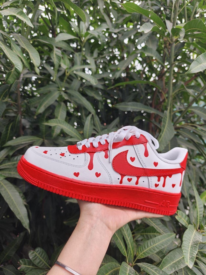 Custom Hand-painted Drip Air Force 1 Sneakers: Personalized AF1 Shoes ...