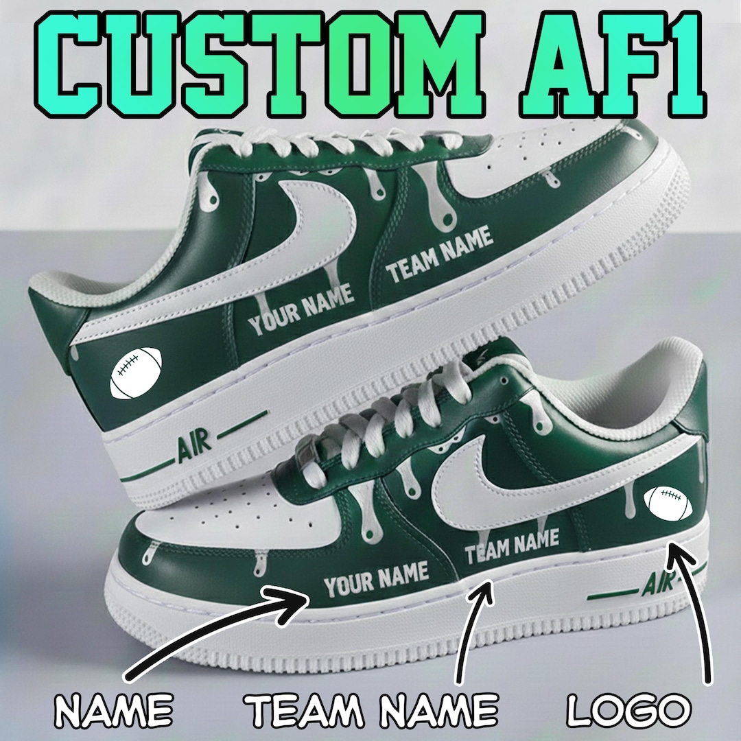 Custom Hand-painted Air Force 1 Drip Shoes: Personalized Af1s, Custom ...