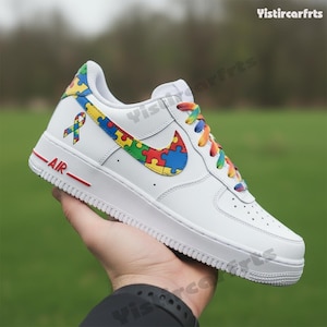 Nike Autism Awareness Shoes - Etsy