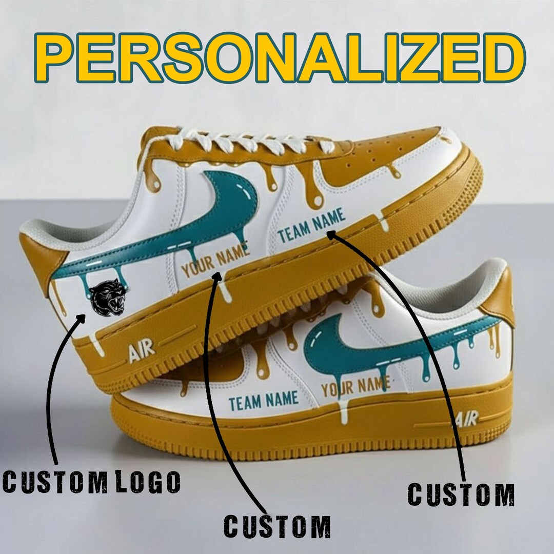 Custom Hand-painted Air Force 1 Drip Shoes: Personalized Af1s, Custom ...