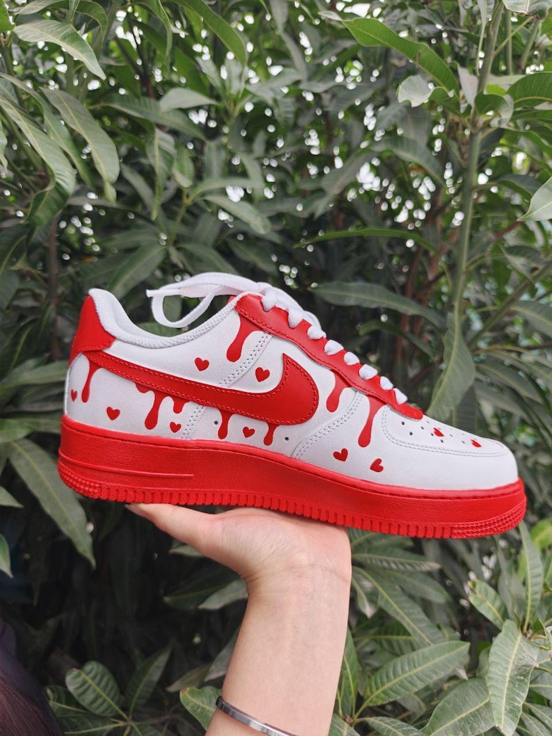 Custom Hand-painted Drip Air Force 1 Sneakers: Personalized AF1 Shoes ...