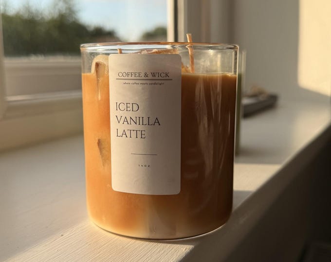 Iced Coffee Candle - Etsy