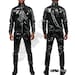 Men's Shiny Black Pvc Track Suit | WET Look Glossy Vinyl Jacket ...