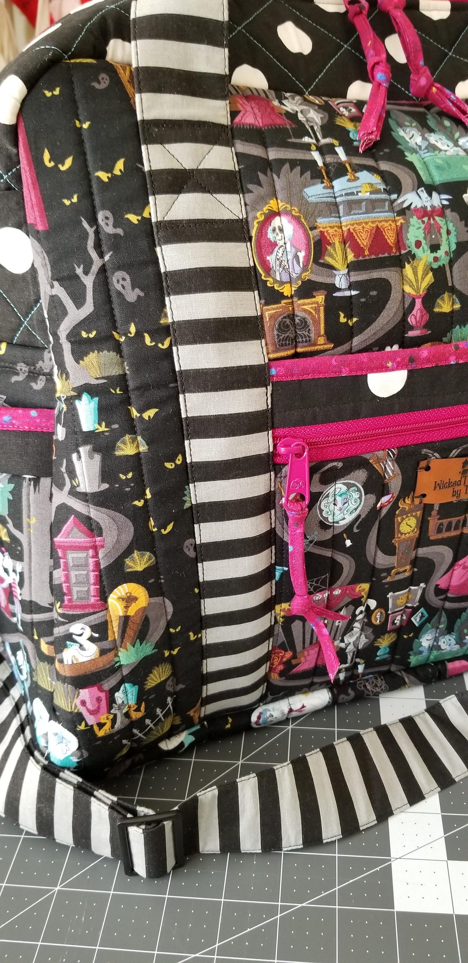 Haunted Mansion Bag/quilted Cotton Travel Bag/overnight Bag/carry-on ...