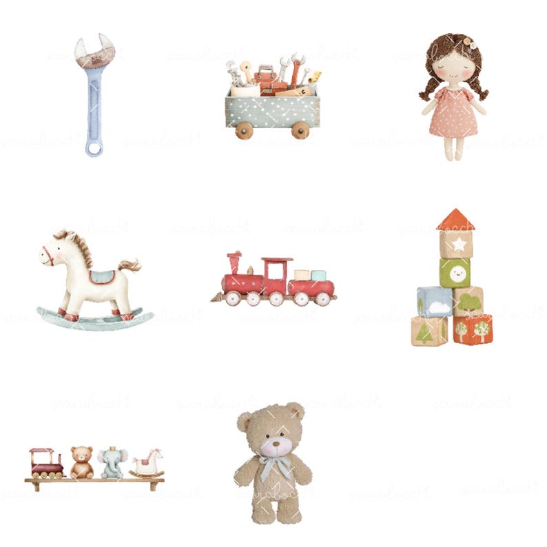 Santa's Workshop Clipart | Elves Building Toys | North Pole Factory ...