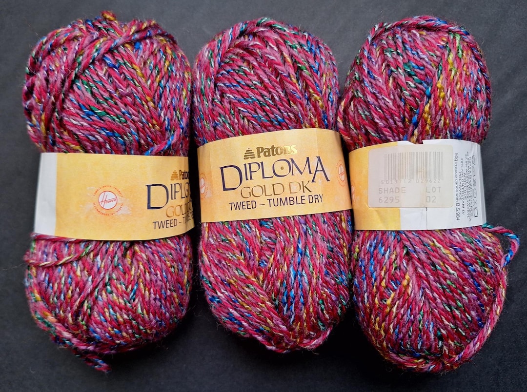 Patons Diploma Gold DK Tweed - Discontinued Machine Washable Wool-blend ...